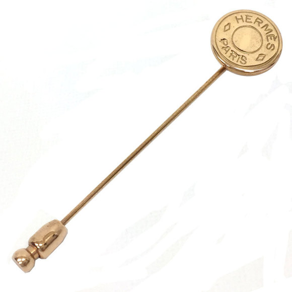 Hermes | Jewelry | Hermes Hermes Pin Brooch Serie Pink Gold Color Pg ...